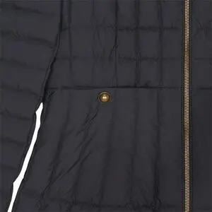 Moncler Menthelong Vertical-quilted Hooded Down Jacket