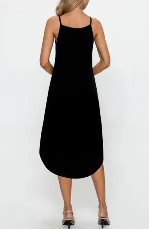 PS BY CUPSHE Sleeveless Curve Hem Midi Dress