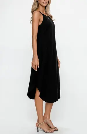 PS BY CUPSHE Sleeveless Curve Hem Midi Dress
