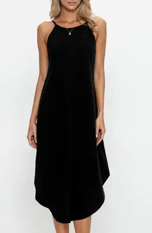 PS BY CUPSHE Sleeveless Curve Hem Midi Dress