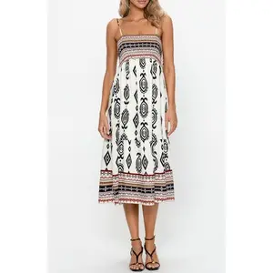 PS BY CUPSHE Sleeveless Printed Midi Dress