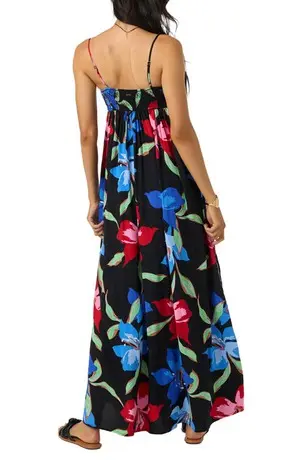 O'Neill Sleeveless Floral Print Maxi Dress