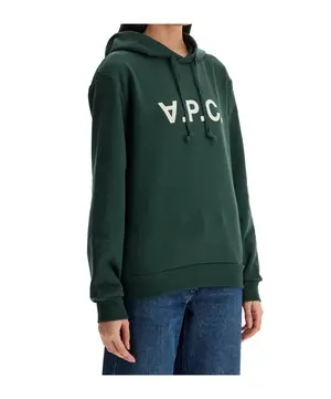 A.p.c. Logo Printed Drawstring Hoodie