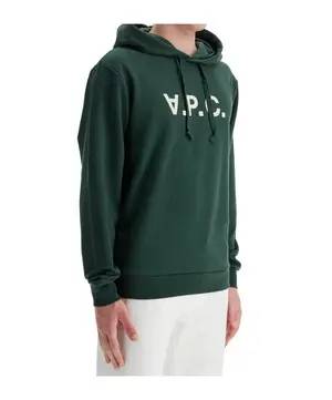 A.p.c. Logo Printed Drawstring Hoodie