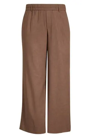 Wit & Wisdom Skyrise High Rise Wide Leg Pants - Mocha