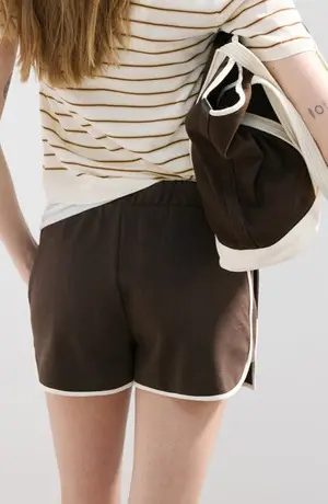 Mango Tennis Club Shorts With Contrast Trim
