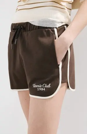 Mango Tennis Club Shorts With Contrast Trim