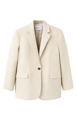 Mango Straight Fit Blazer