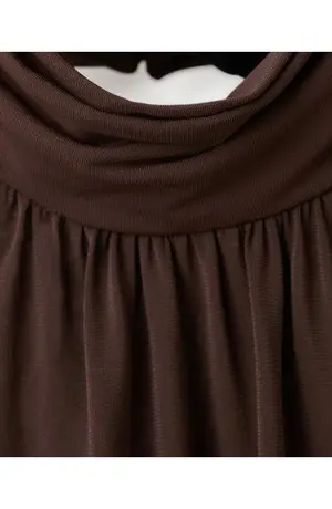 Mango Halter Neck Draped Minidress