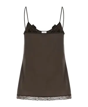 Magda Butrym Lace Trim Camisole Top