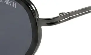 FIFTH & NINTH Ciel Oval Sunglasses - Black