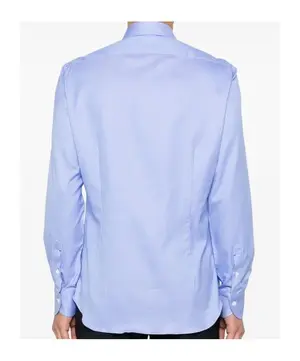 MAZZARELLI Lapel Long Sleeve Shirt