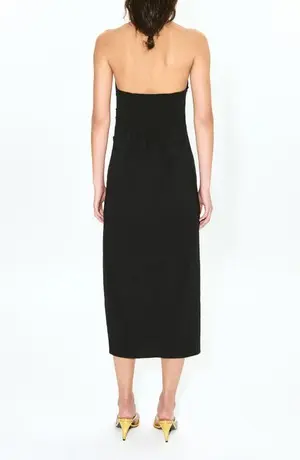Mango Lola Halter Neck Dress - Black