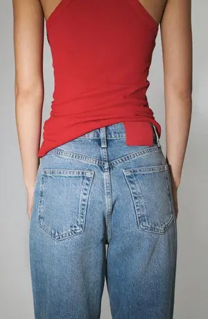 Mango Barrel Leg Jeans