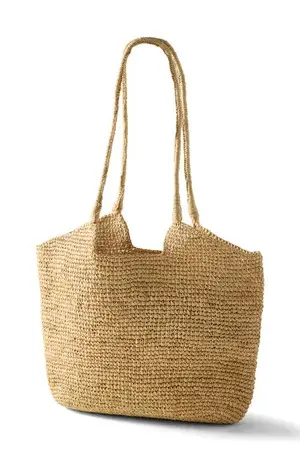 HAVEN WELL WITHIN Raffia Tote Bag