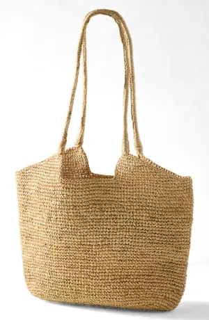 HAVEN WELL WITHIN Raffia Tote Bag