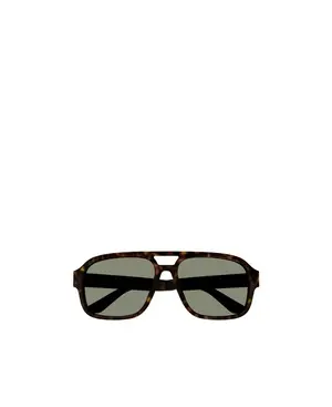 Gucci Aviator Frame Sunglasses - Black