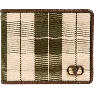 Valentino Garavani Vlogo Signature Bifold Canvas Wallet