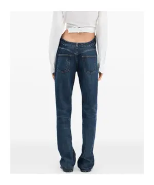 JEAN PAUL GAULTIER Straight-leg Jeans With Rounded Waist