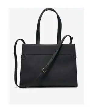 Delvaux Leather Logo Shoulder Bag