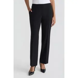 KASPER Ava Stretch Crepe Bootcut Pants