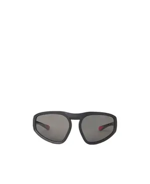 Moncler Pentagra Geometric Sunglasses - Gray