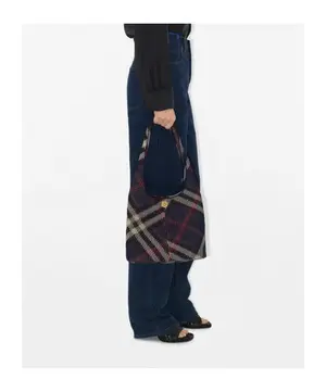 Burberry Check Shoulder Bag - Marine