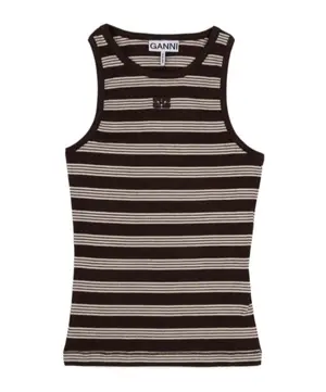 Ganni Textured Camis Tanks For Women