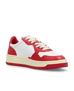 AUTRY Two-tone Leather Low-top Sneakers