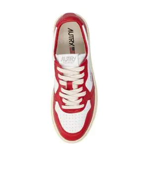 AUTRY Two-tone Leather Low-top Sneakers
