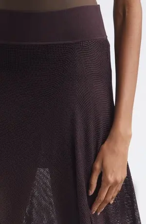 Jacquemus The Voile Asymmetric Draped Skirt
