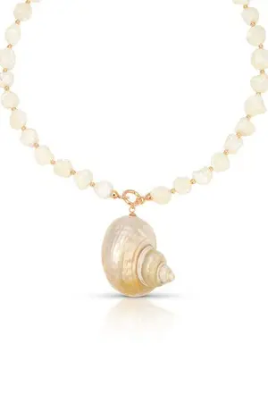 Ettika Sunken Treasure Shell Necklace
