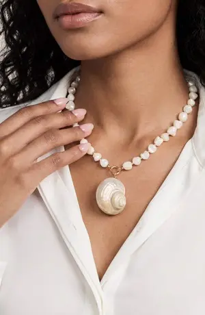 Ettika Sunken Treasure Shell Necklace