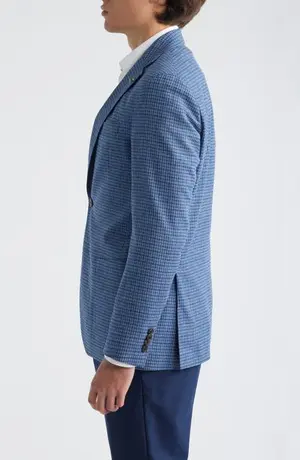 JACK VICTOR Hampton Plaid Knit Sport Coat