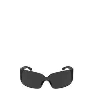 Balenciaga Mono Square Frame Sunglasses - Black