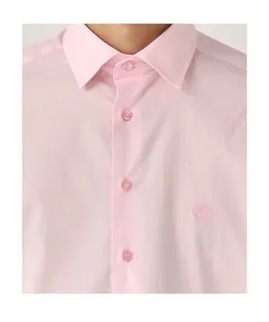 Etro Pegaso Embroidered Buttoned Poplin Shirt