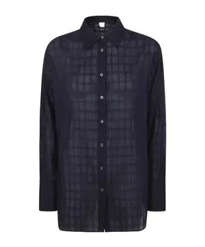 Aspesi Checked Shirt - Black