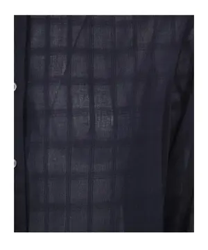 Aspesi Checked Shirt - Black