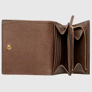 Gucci Ophidia Gg Card Case Wallet - Green
