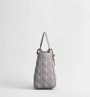 Dior Medium Lady Bag - Grey