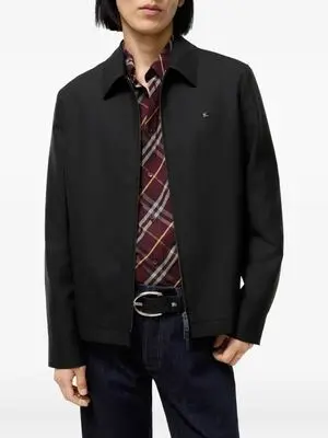 Burberry Zip-up Collared Jacket