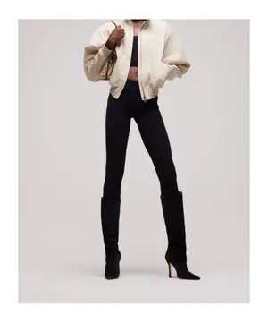 Gucci Poplin Zip-up Jacket With High Neck And Rib Trim - Light Beige