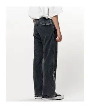 Mihara Yasuhiro Distressed Cotton Linen Blend Pants