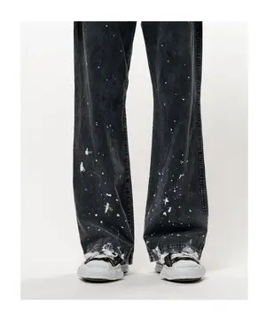 Mihara Yasuhiro Distressed Cotton Linen Blend Pants