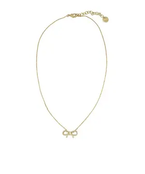 FERRAGAMO Vara Bow Pendant Necklace - Gold