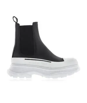 Alexander McQueen Tread Slick Chelsea Boots - White