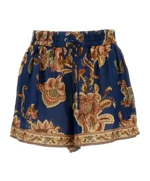 Zimmermann Aster Relaxed Shorts - Multicolor
