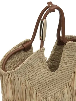 Zimmermann Goldentime Fringe Tote Bag