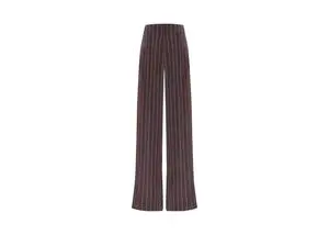 Dries Van Noten Fluid Striped Wide Leg Trousers