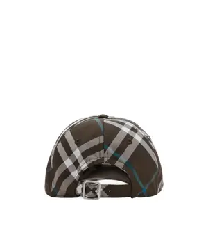 Burberry Checked Baseball Cap